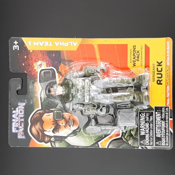 Final Faction | Toys | Final Faction Sergeant Ruck Alpha Team Series 1 ...